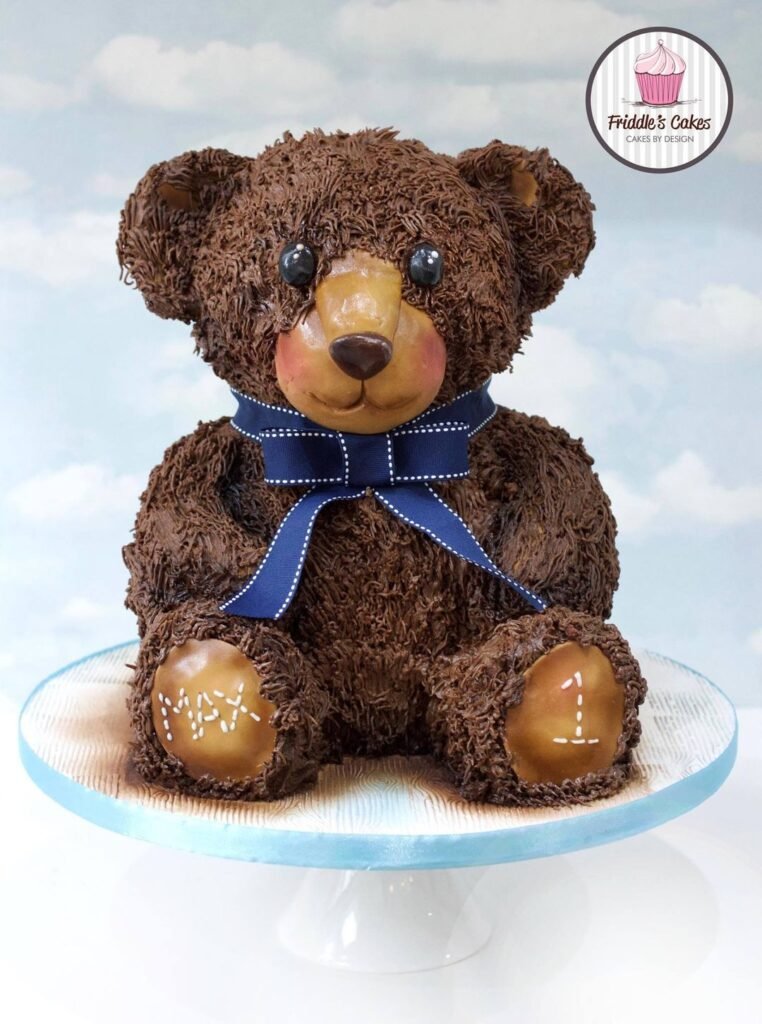 Teddy bear 3D cake - Friddle's Cakes