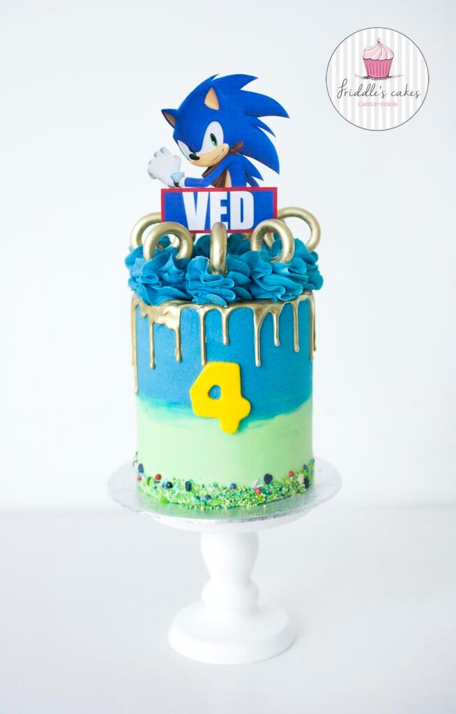 Sonic boom cake - Friddle's Cakes