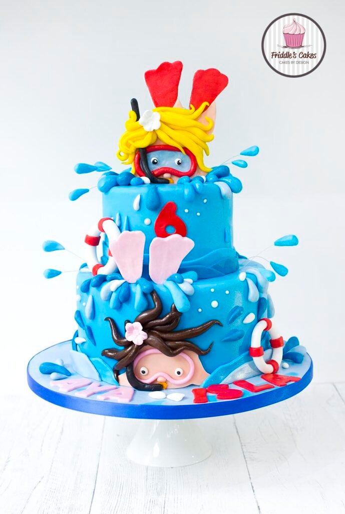 swimming cake - Friddle's Cakes